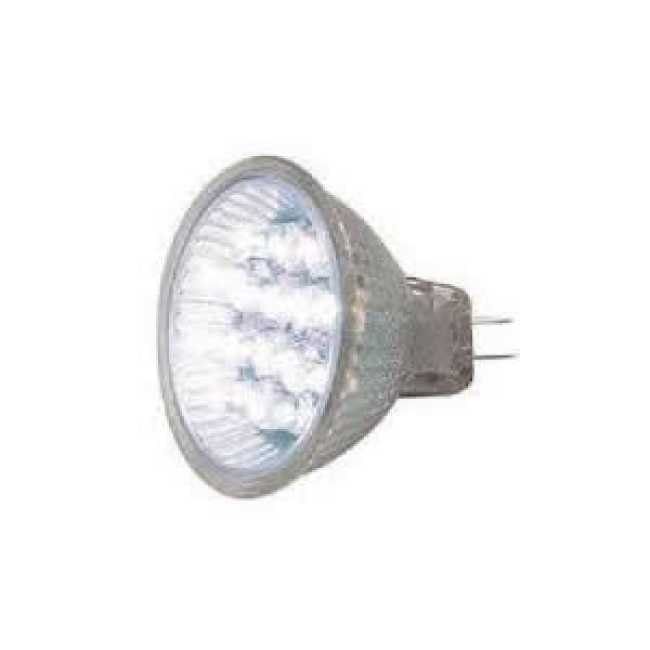 Lâmpada MR11 mini dicróica led 7 leds 6000k cor branca 220v
